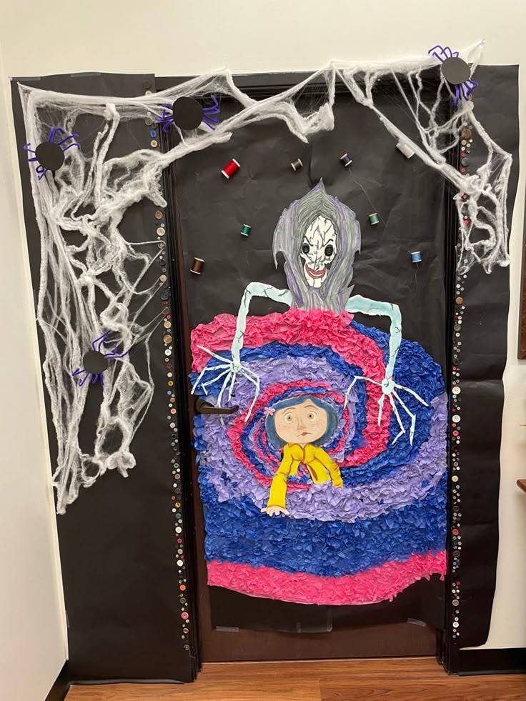 Coraline Door 🕷 Creepy Halloween Decorations Halloween Decorations Apartment Halloween