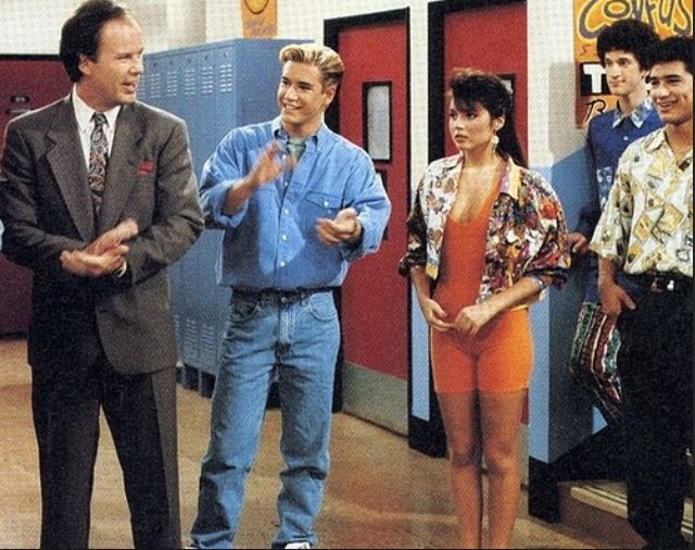 Pin By Jennifer Ramanand On Saved By The Bell Saved By The Bell Fashion Denim Outfit