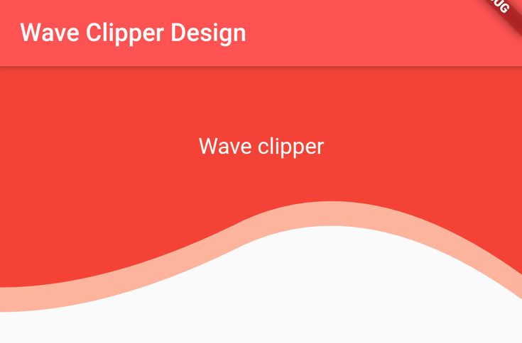 Flutter How To Make Bezier Curve Waves Using Custom Clip Path Waves