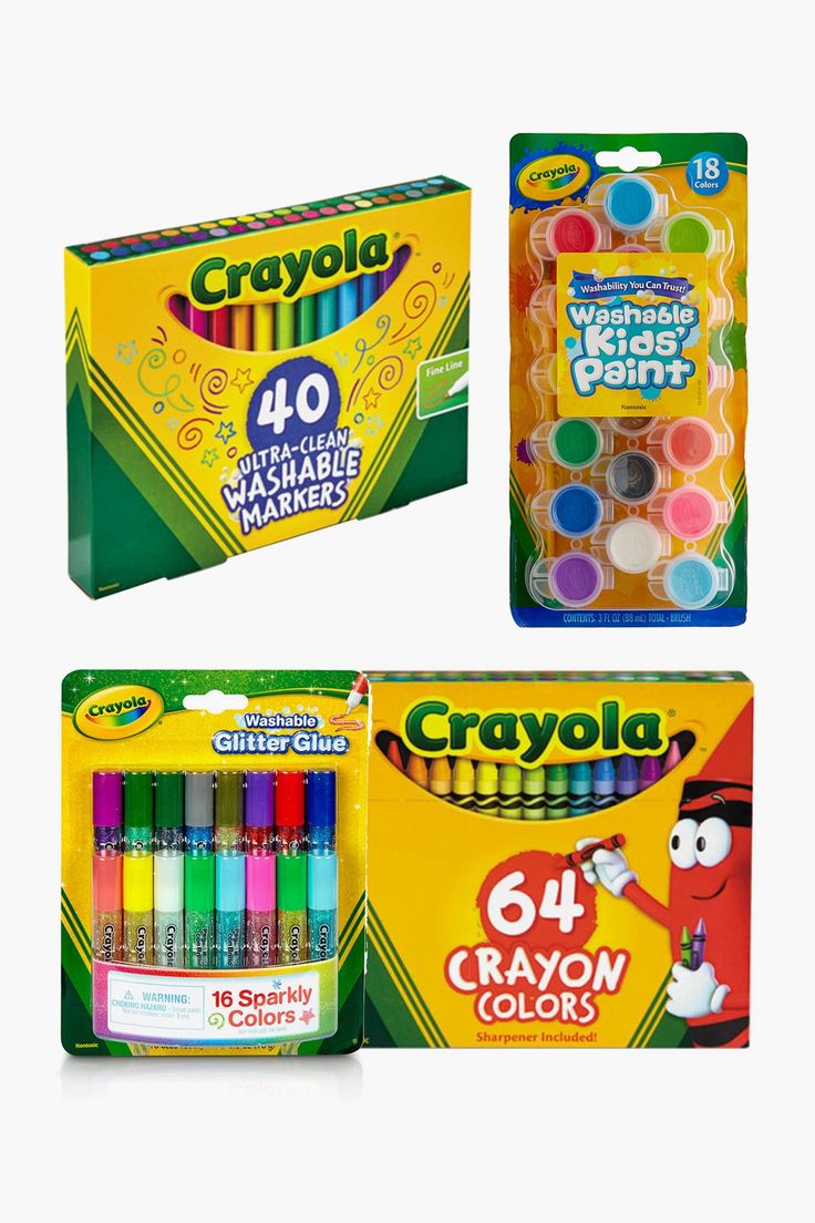 Crayola Markers And Markers In Their Packaging