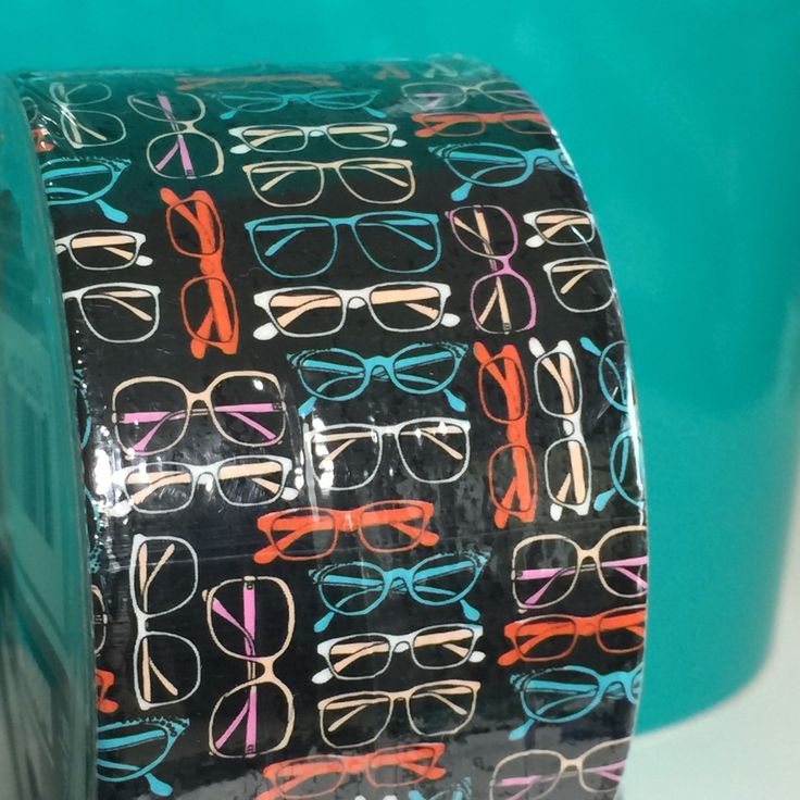 Retro Glasses Packing Tape Eyeglasses Duct Tapes Print 5 Yd Etsy Duct Tape Retro Eyeglasses