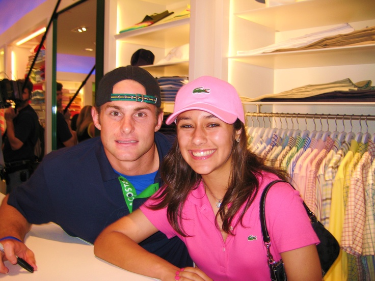 Andy Roddick Professional Tennis Player Met Him At The Lacoste Store