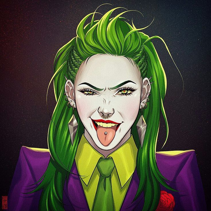Pin By Oxana Gawrilenko On Girlsart Joker Art Female Joker Harley Quinn Comic