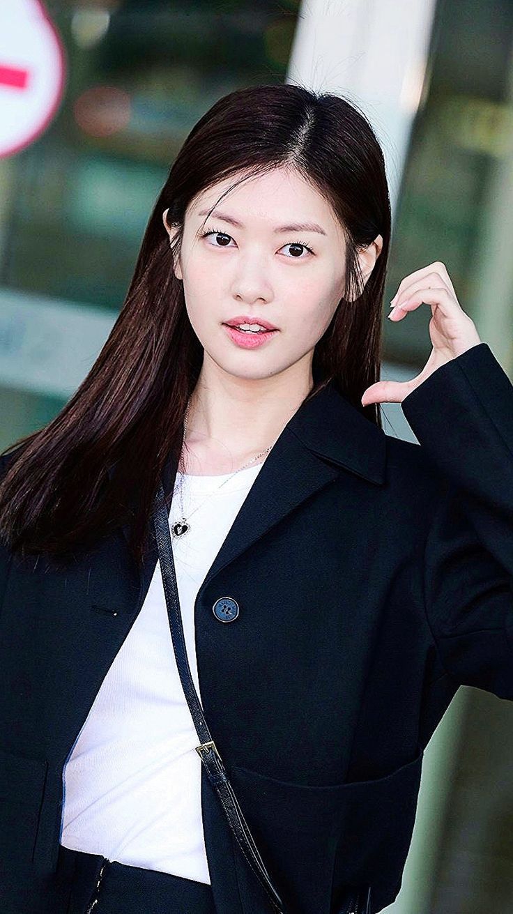 Airport Fashion Di 2024 Aktris Gadis Cantik Korea Kecantikan Korea