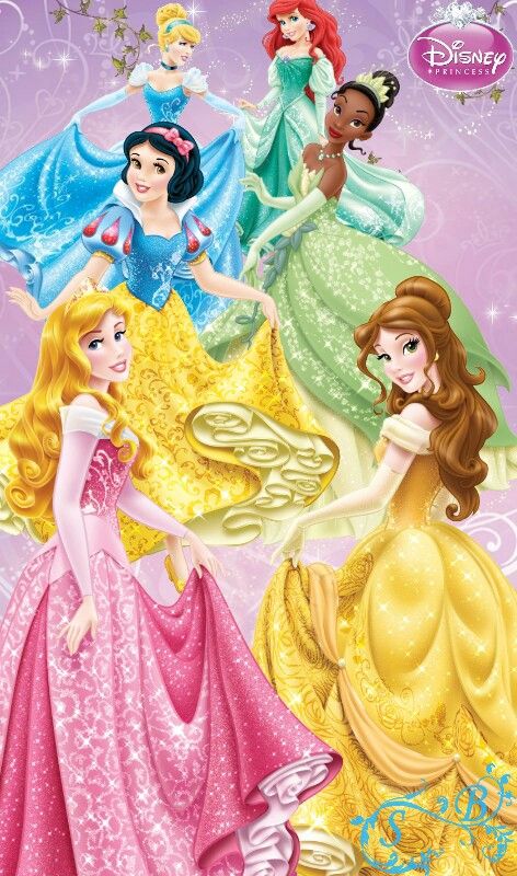 Cinderella Ariel Snow White Tiana Aurora Belle The Disney
