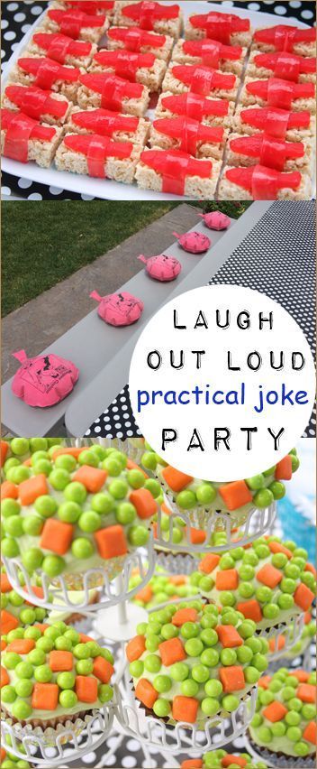 Practical Joke Party Paiges Party Ideas April Fools Food Party Food For Adults Practical