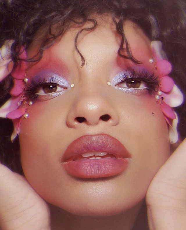Peachy Makeup Inspo Nose Ring