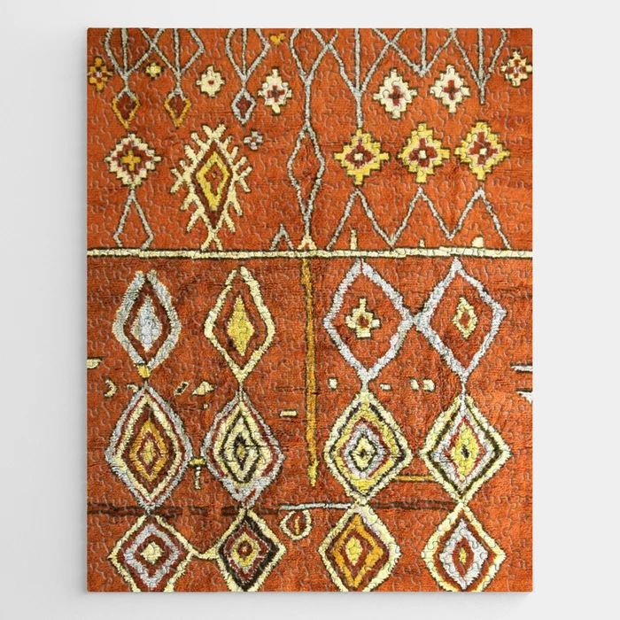 Traditional Heritage Moroccan Design Jigsaw Puzzle Moroccan Design Unique Puzzles Custom