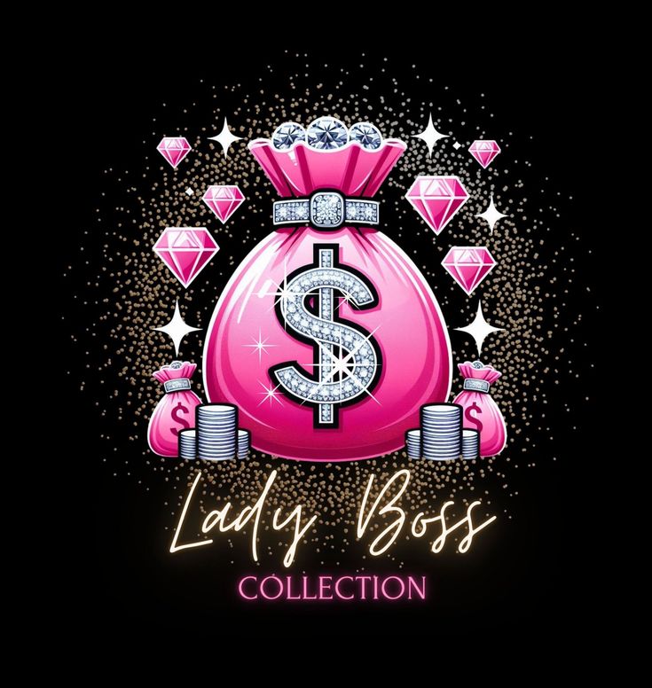Money Bag Logo Money Logo Pink Money Logodiy Logo Business Logo Luxury Logo Glam Logo