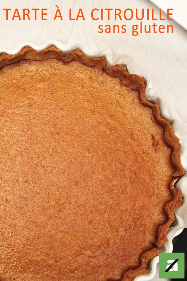 Recette De Tarte Sucrée à La Citrouille Sans Gluten Recette