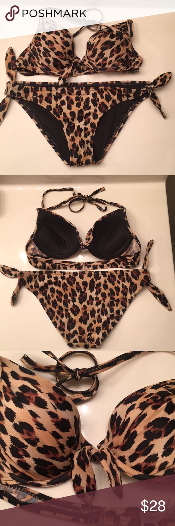 Victorias Secret 2 Piece Bikini π Bikinis Leopard Print Bikini
