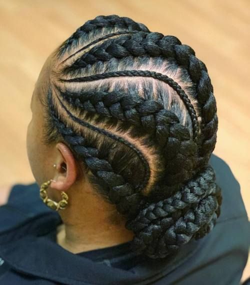30 Statement Braided Bun Hairstyles For Black Hair Braided Bun Styles Braided Bun Hairstyles