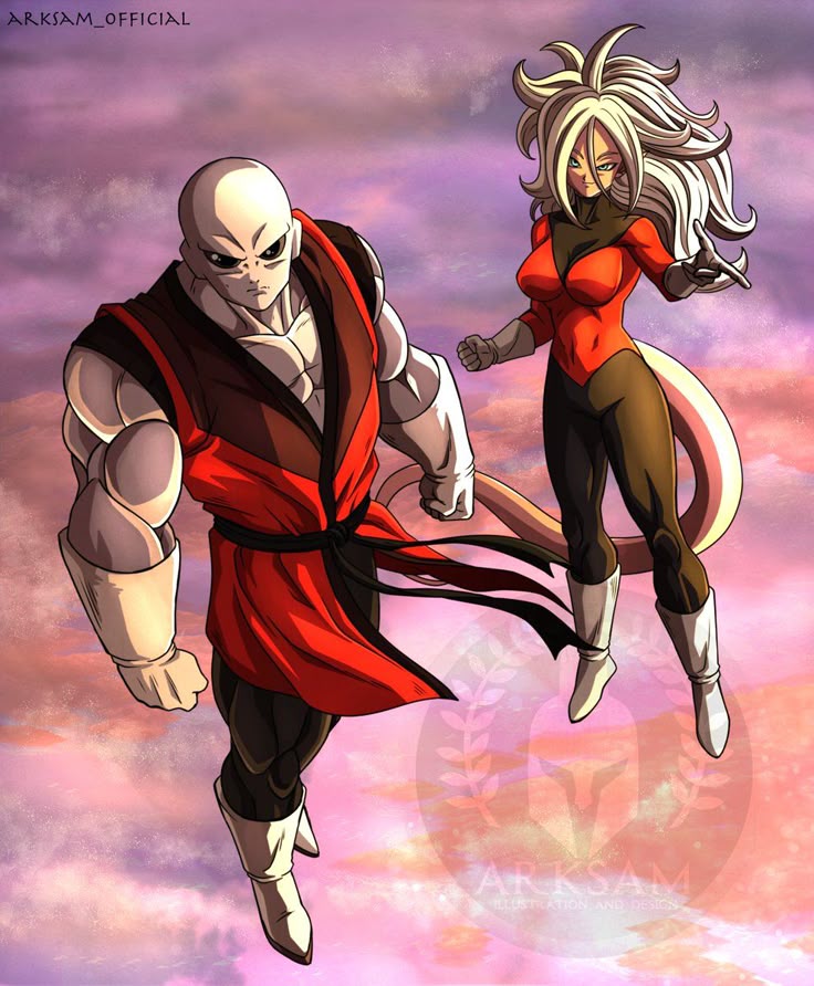 Jiren And 21 Duo Anime Dragon Ball Goku Dragon Ball Super Manga Dragon Ball Super Artwork