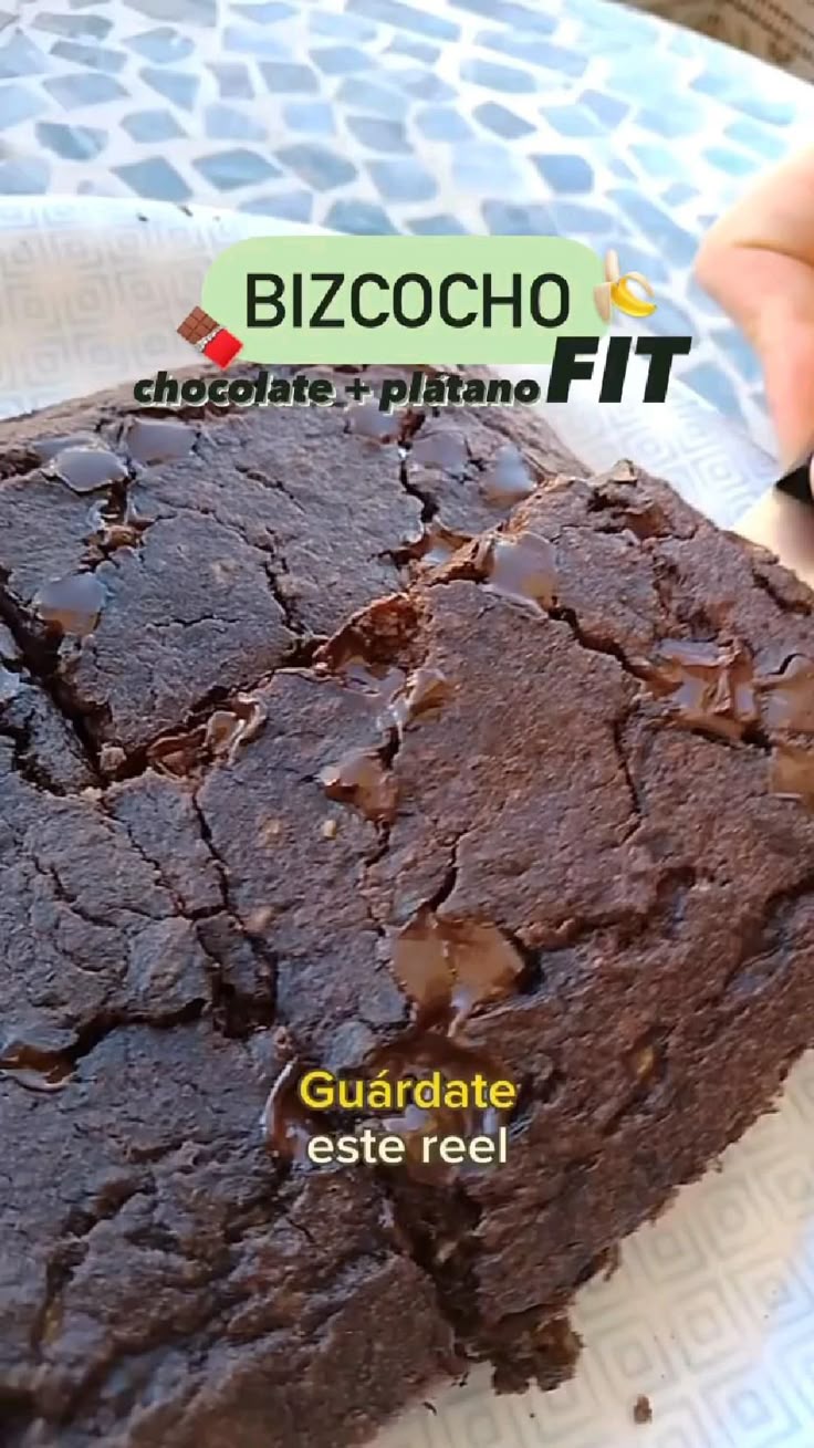 Bizcocho De Chocolate Esponjoso Y Saludable🍫 En 2024 Postres