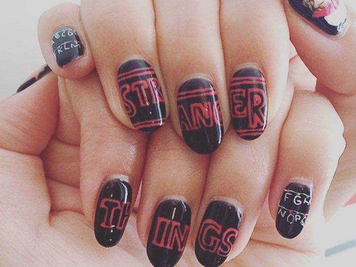 Stranger Things Inspired Nail Art Ideas Will Make You Crave For More