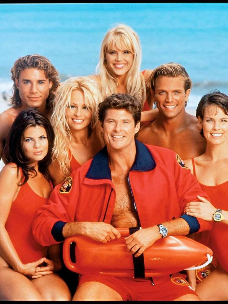 Baywatchmitchstephaniecjcarolynlogan Cody And Neily Baywatch Tv Show 90s Tv Shows
