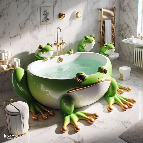 Frog-Shaped Bathtub: Elevate Your Bathroom Frog-Shaped Bathtub: Elevate Your Bathroom