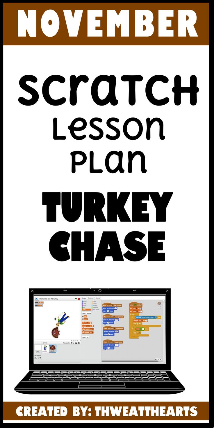 Scratch Coding Lesson Plan Turkey Chase | Coding lesson plans, Coding ... Scratch Coding Lesson Plan Turkey Chase | Coding lesson plans, Coding ...