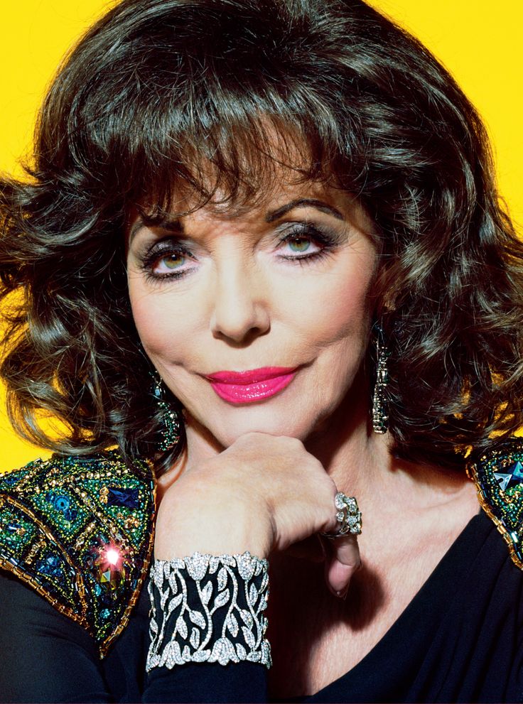 Dame Joan Collins Joan Collins Prom Hairstyles For Long Hair