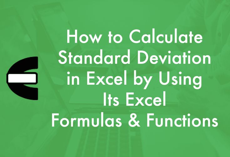 How to Calculate Standard Deviation in Excel How to Calculate Standard Deviation in Excel