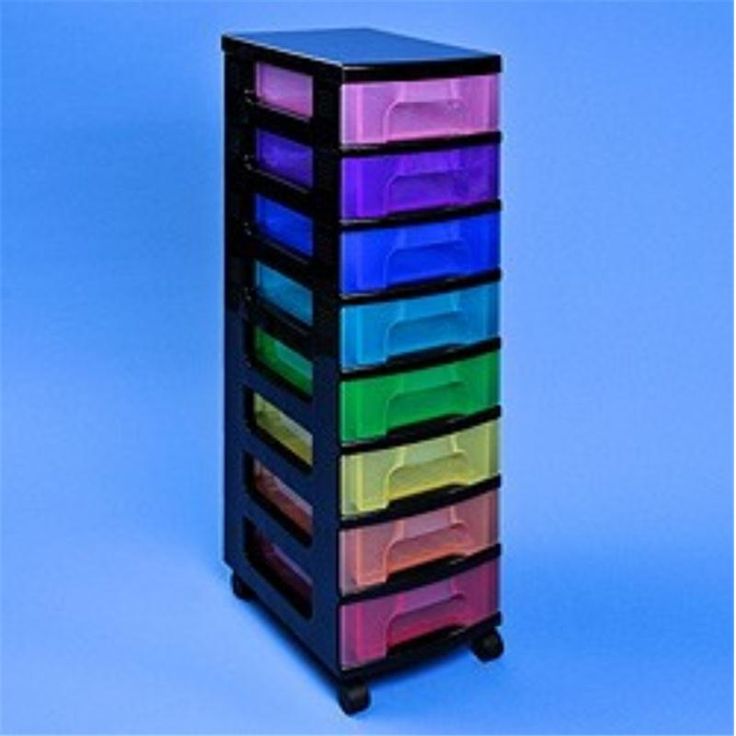 Really Useful Rainbow Storage Tower 8 X 7 Litres Storage Towers