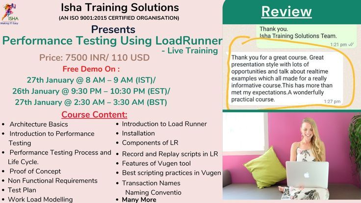 Performance Testing Using Loadrunner Presentation Styles Live Training Informative