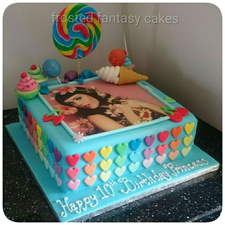 Katy Perry Candyland Cake 6th Birthday Cakes Candyland Cake Katy Perry Birthday