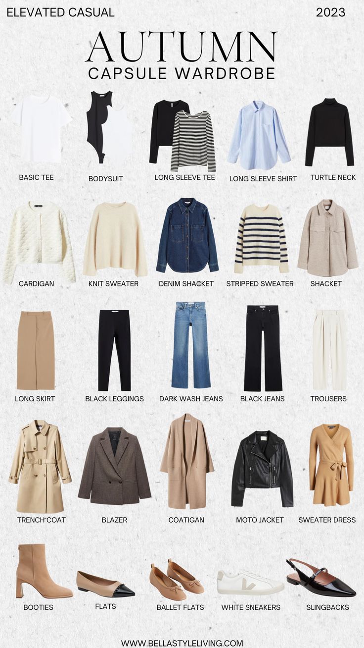 Fall Capsule Wardrobe 12 Essentials To Own Capsule Wardrobe Casual