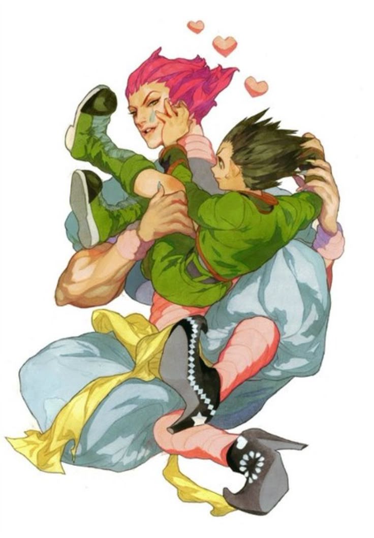 Gon Freecs And Hisoka Hunter X Hunter Милые рисунки Рисунки Мультипликационные иллютрации