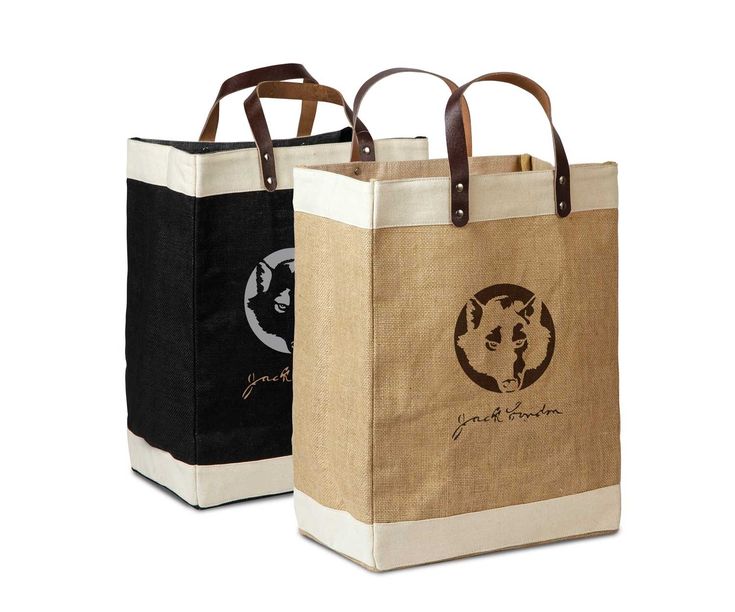 Eco Friendly Jute Tote Bag With Cotton Accents And Leather Handles Jute