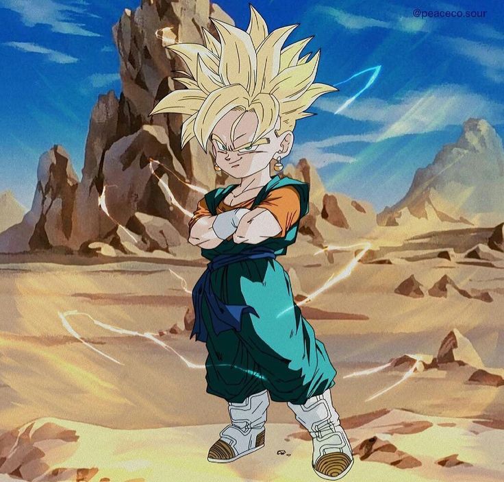 Fusión Potara De Goten Y Trunks Anime Dragon Ball Dragon Ball