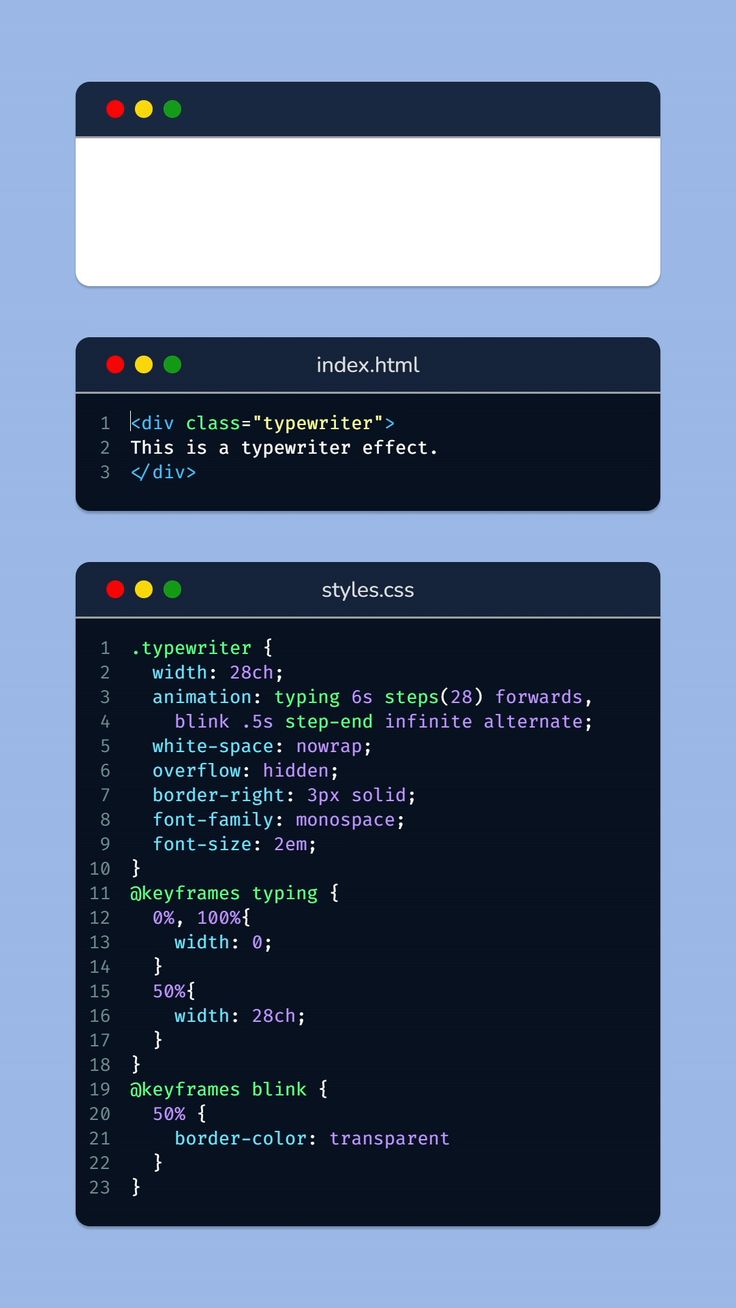 Typewriter Code In 2024 Coding Tutorials Css Tutorial Learn Web Development