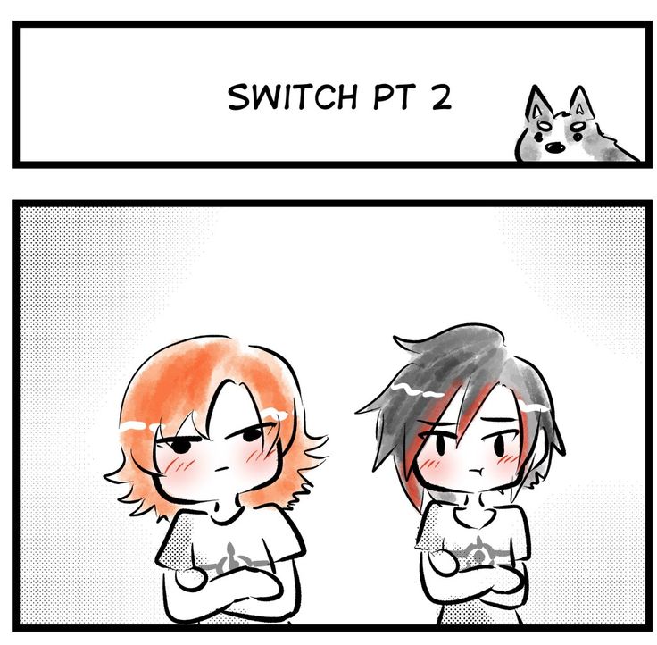 Rwby Comic 14 Body Swap Part 2 Art By Agnonsuch On Twitter Rwbycomic Renora Rwby Comic