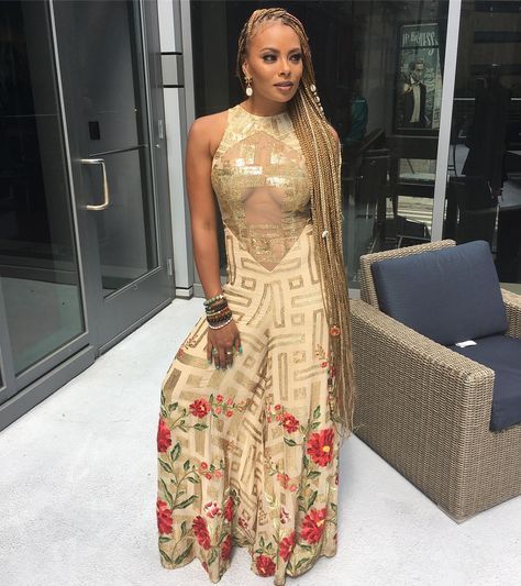 Eva Marcille On Instagram Issa Pantsuit π» Bet International Awards Look Courtesy Of Seannita