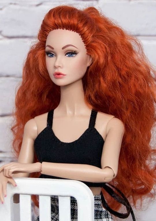 Hair Styles Barbie Hair Friends Red Hair Outfits Face Red Hair Doll Beautiful Dolls
