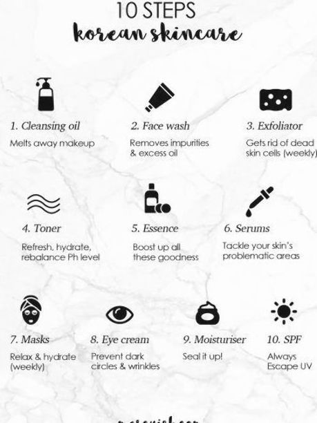 10 Step Korean Skincare Routine Do You Follow This Or Do You Have Your