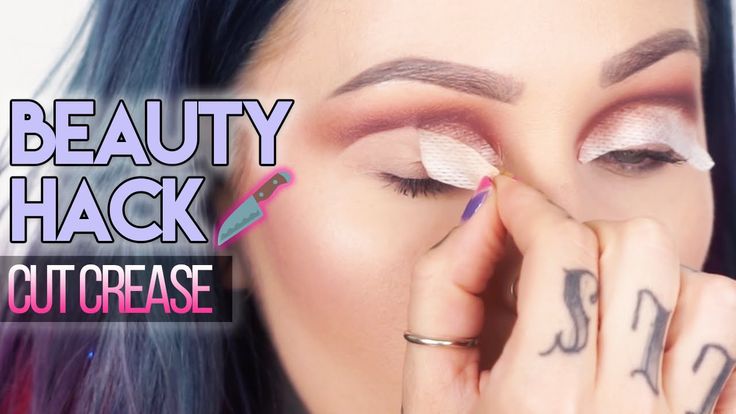 Beauty Hack 2 Minute Easy Cut Crease Kristenleannestyle Cut Crease
