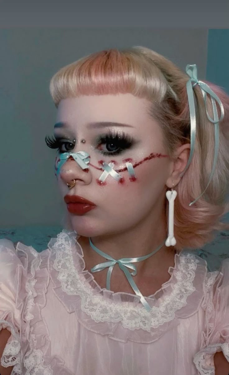Insta Sirraccarris Horror Makeup Doll Makeup Halloween Fashion Makeup