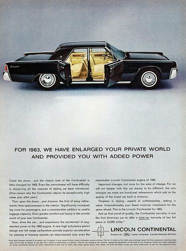 Pin Von Nel Djny Auf Classic Car Ads 50s 60s 70s Lincoln Continental Amerikanische
