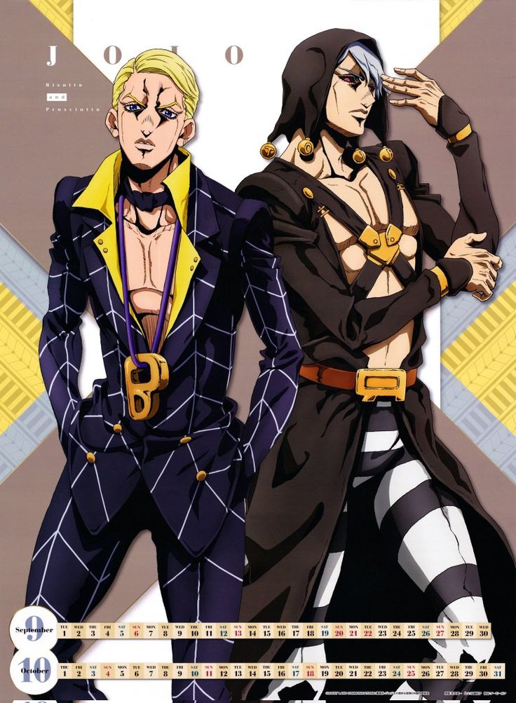 Prosciutto And Risotto Nero Jojo Anime Jojo Bizzare Adventure Jojo Bizarre