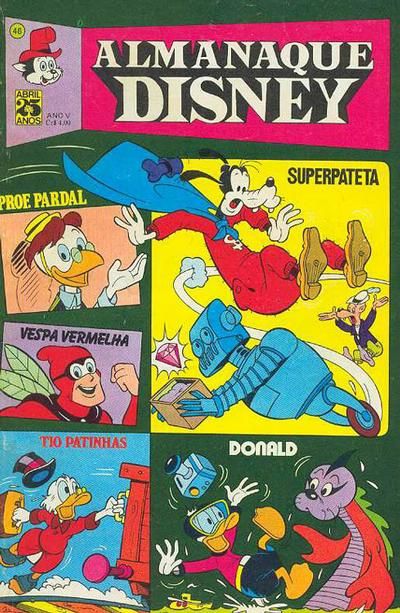 Cover For Almanaque Disney Editora Abril 1970 Series 48 Comic