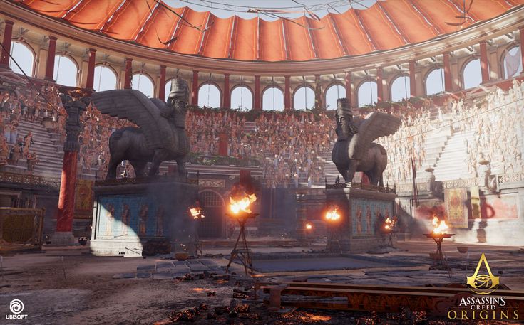 Assassins Creed Origins Cyrene Arena Work Valentin Oana Assassins