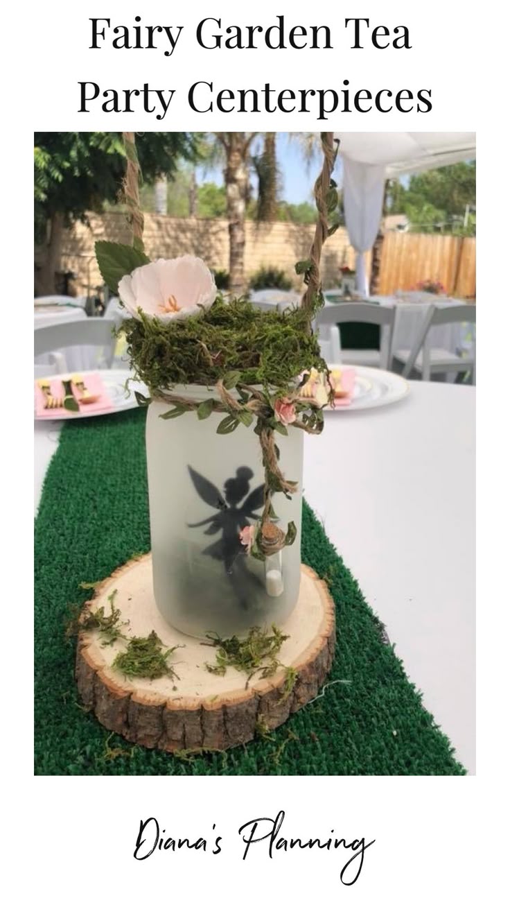 the fairy garden tea party centerpieces the fairy garden tea party centerpieces