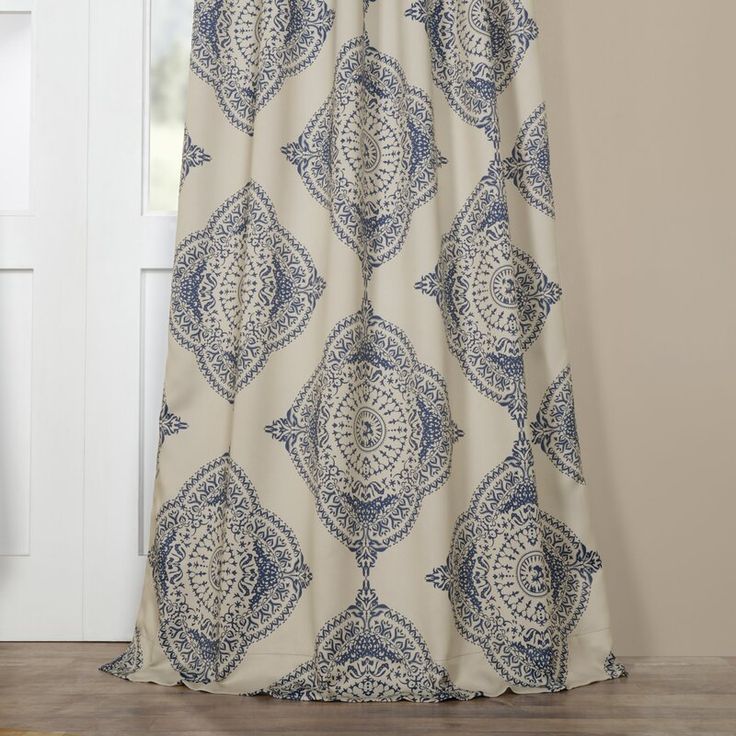 Trent Austin Design Wyndmoor Geometric Room Darkening Rod Pocket Single