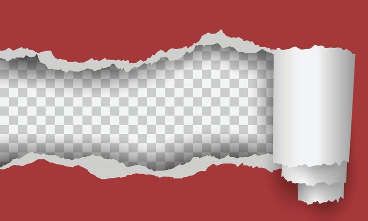 Download Torn Red Paper Frame on Transparent Background Download Torn Red Paper Frame on Transparent Background