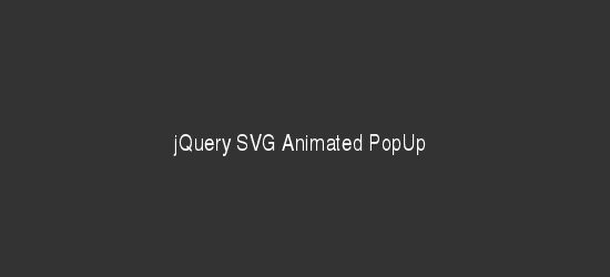 The Text Is In White And Black On A Dark Background Which Readsquey Svg Animated Popup