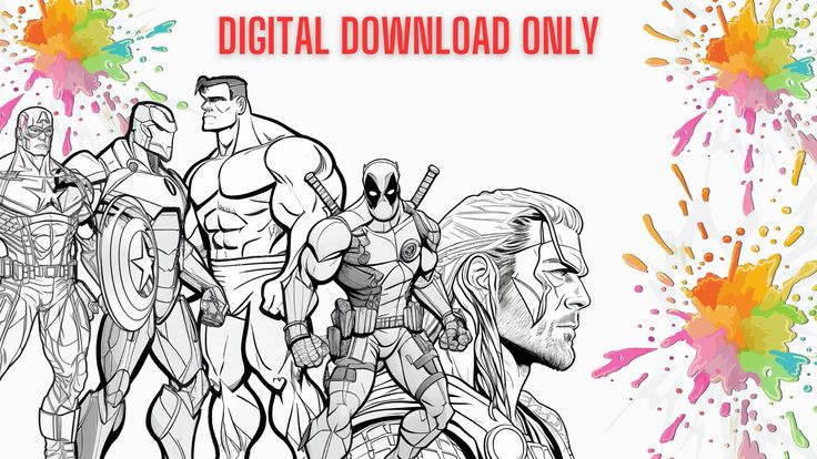 Unleash your inner superhero with our Marvel coloring pages! Our ... Unleash your inner superhero with our Marvel coloring pages! Our ...