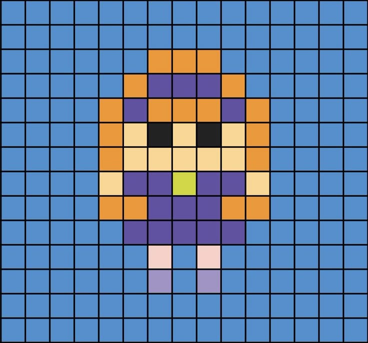 Daphne (small) Pixel Art | Pixel art pattern, Easy pixel art, Pixel art Daphne (small) Pixel Art | Pixel art pattern, Easy pixel art, Pixel art