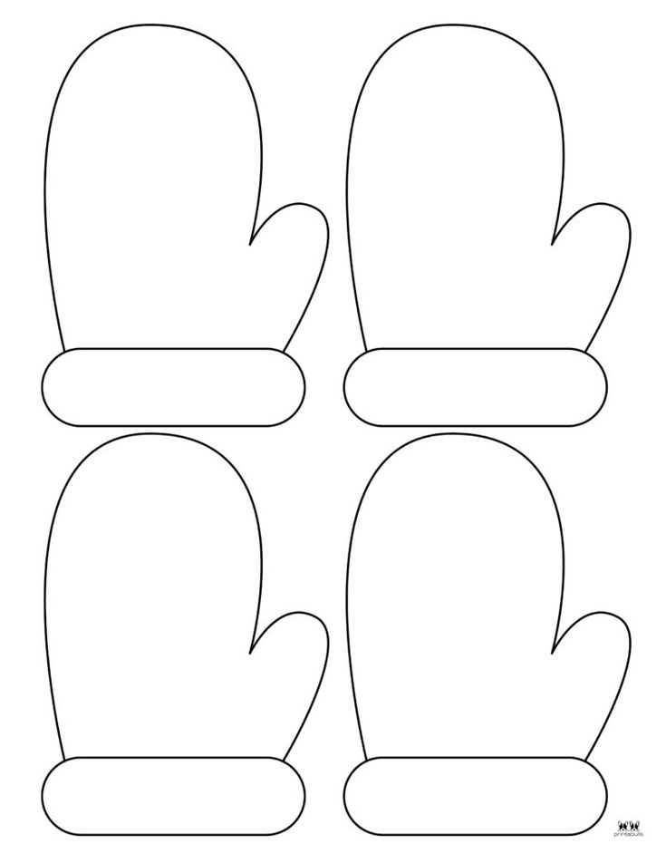 Choose from a variety of mitten coloring pages and templates for hours ... Choose from a variety of mitten coloring pages and templates for hours ...