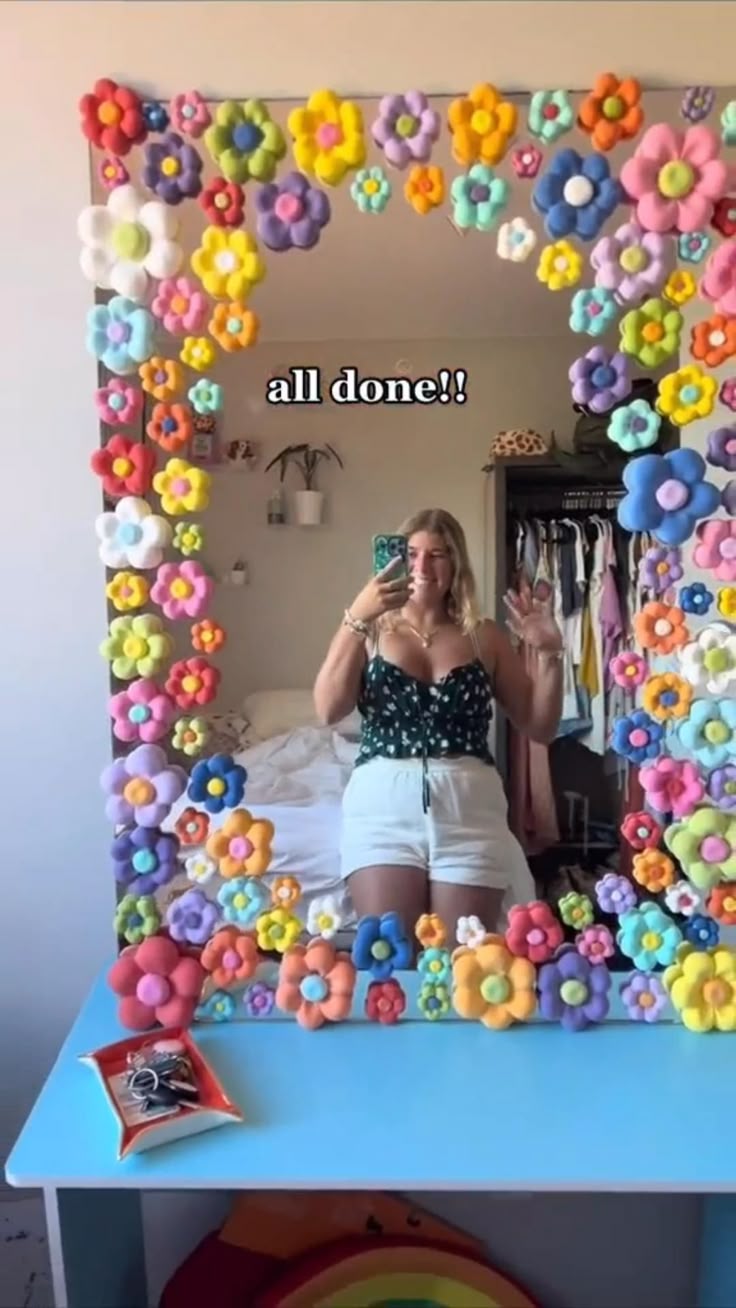 DIY Clay Flower Mirror πΈπΌ | Manualidades, Manualidades creativas ... DIY Clay Flower Mirror πΈπΌ | Manualidades, Manualidades creativas ...